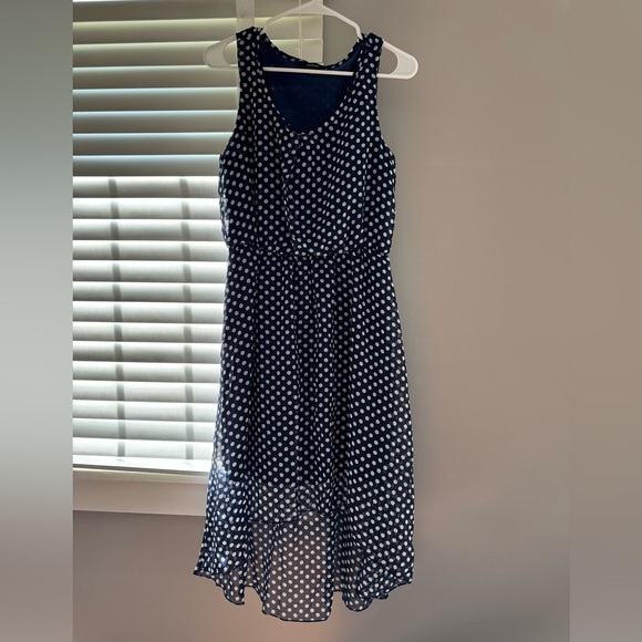 Expresso | Dresses | Espresso Navy And White Polkadot Dress | Poshmark